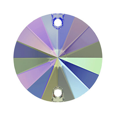 PARSH Страз 3200-PL41 Crystal AB 10 мм кристалл фиолетово-зеленый в картонной упаковке 001