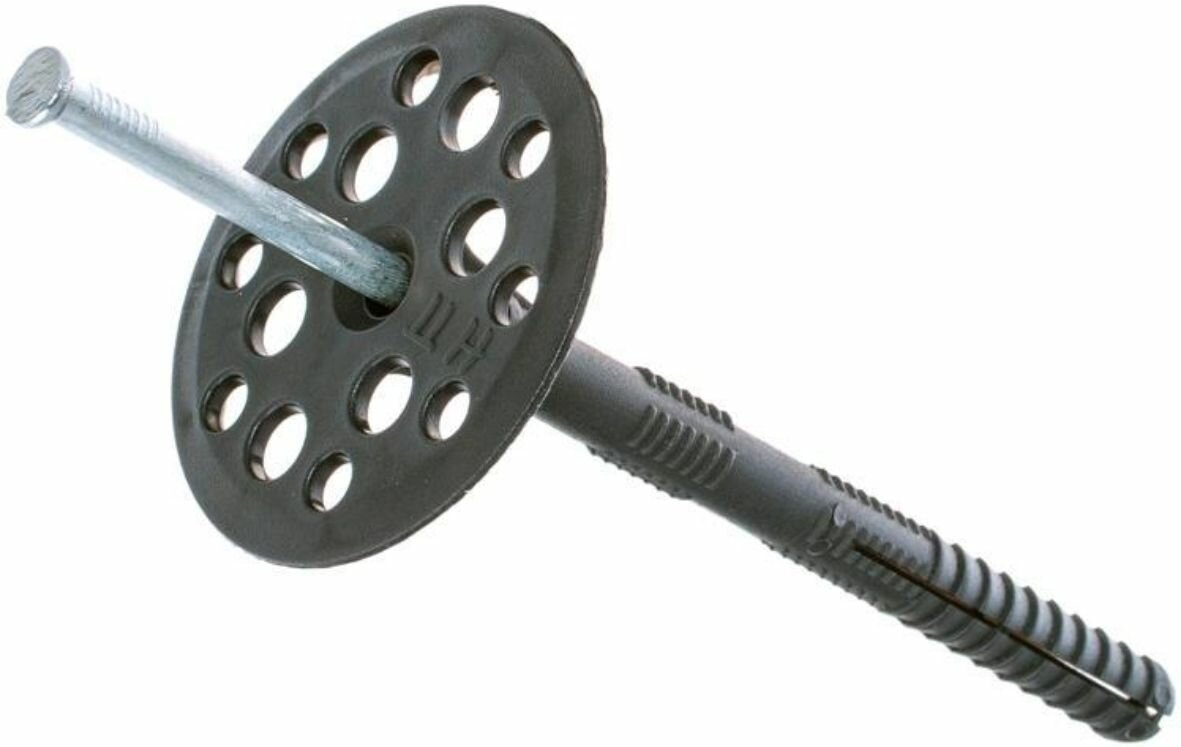 Дюбель гриб с металлическим гвоздем 10х120
