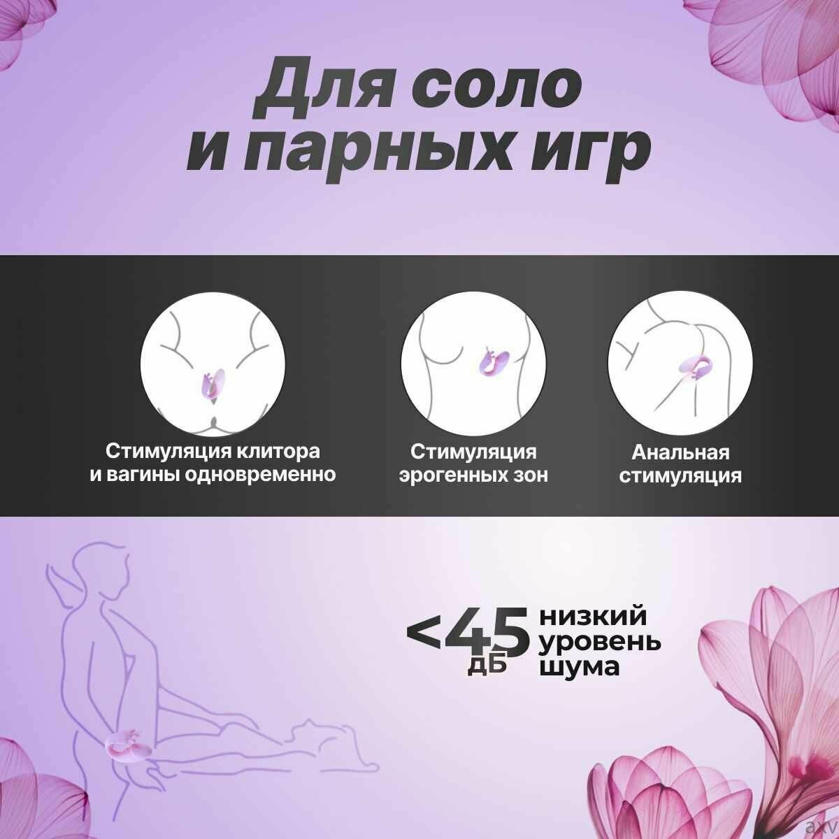 Вибратор, цвет: сиреневый, 8.5 см