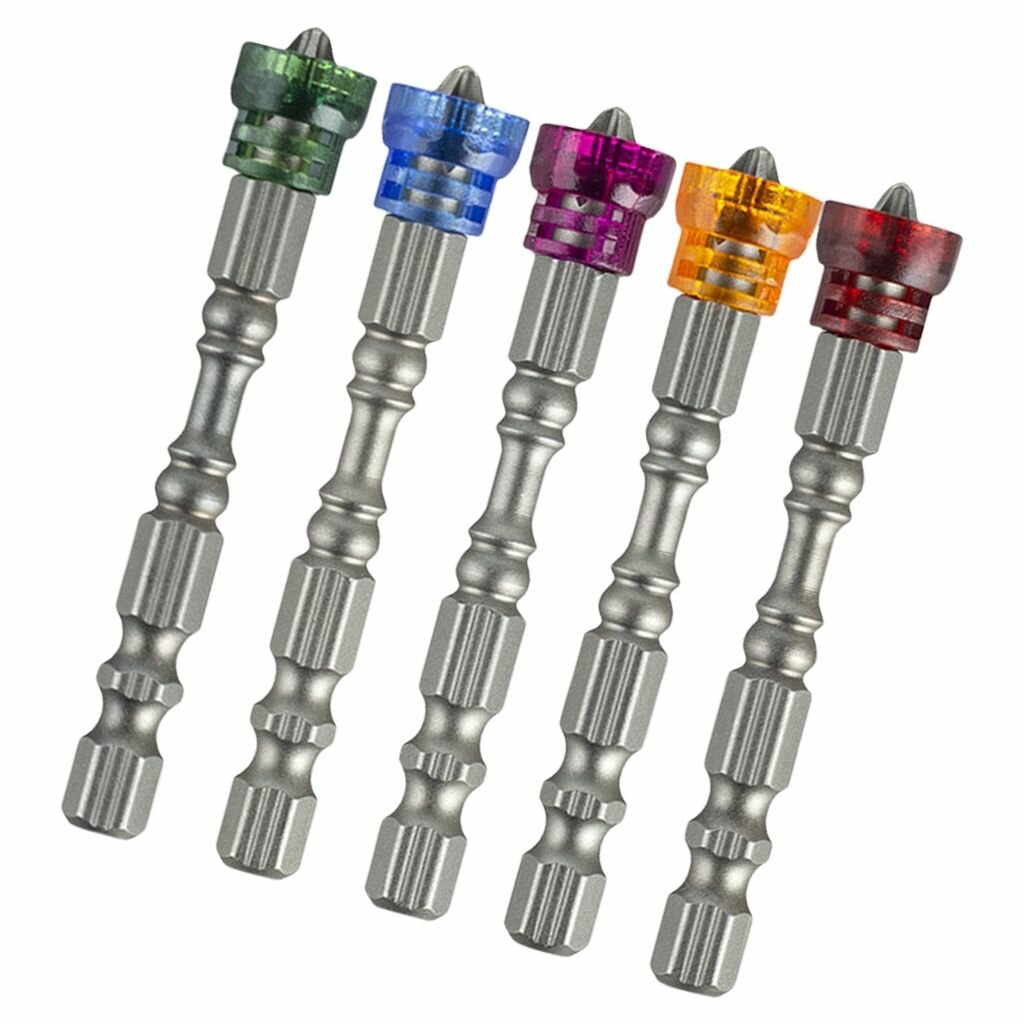 Набор инструментов, Бит электрической отвертки с красочной магнитной катушкой-бит с магнитной катушкой 5pcs65L