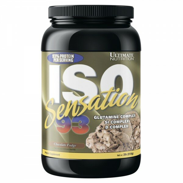 Ultimate Nutrition Протеин ISO Sensation 910 г, вкус шоколадная помадка
