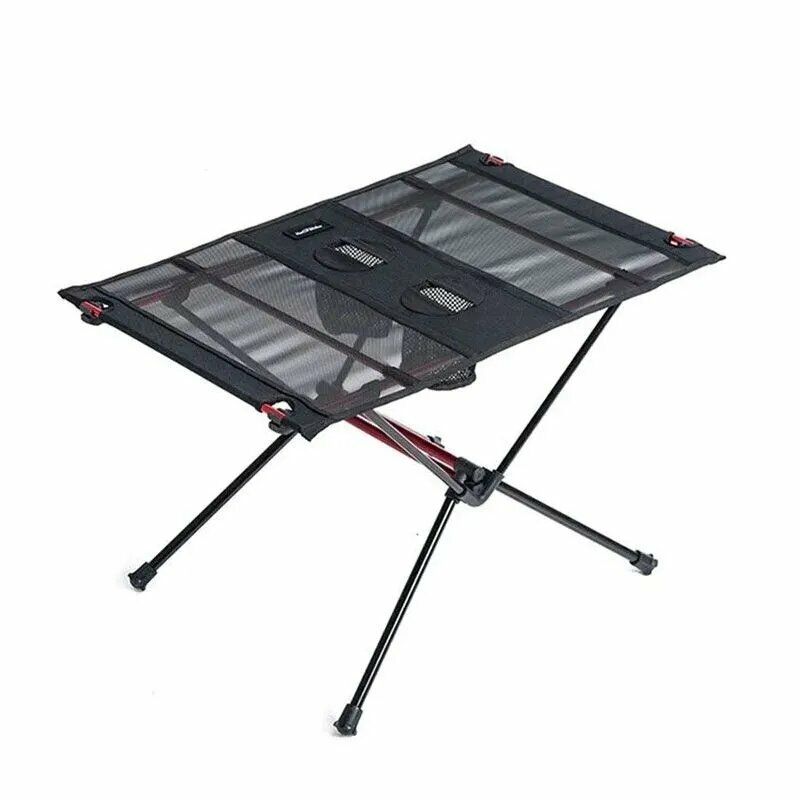 Стол складной туристический Naturehike FT07, вес 0,65 кг, чёрный