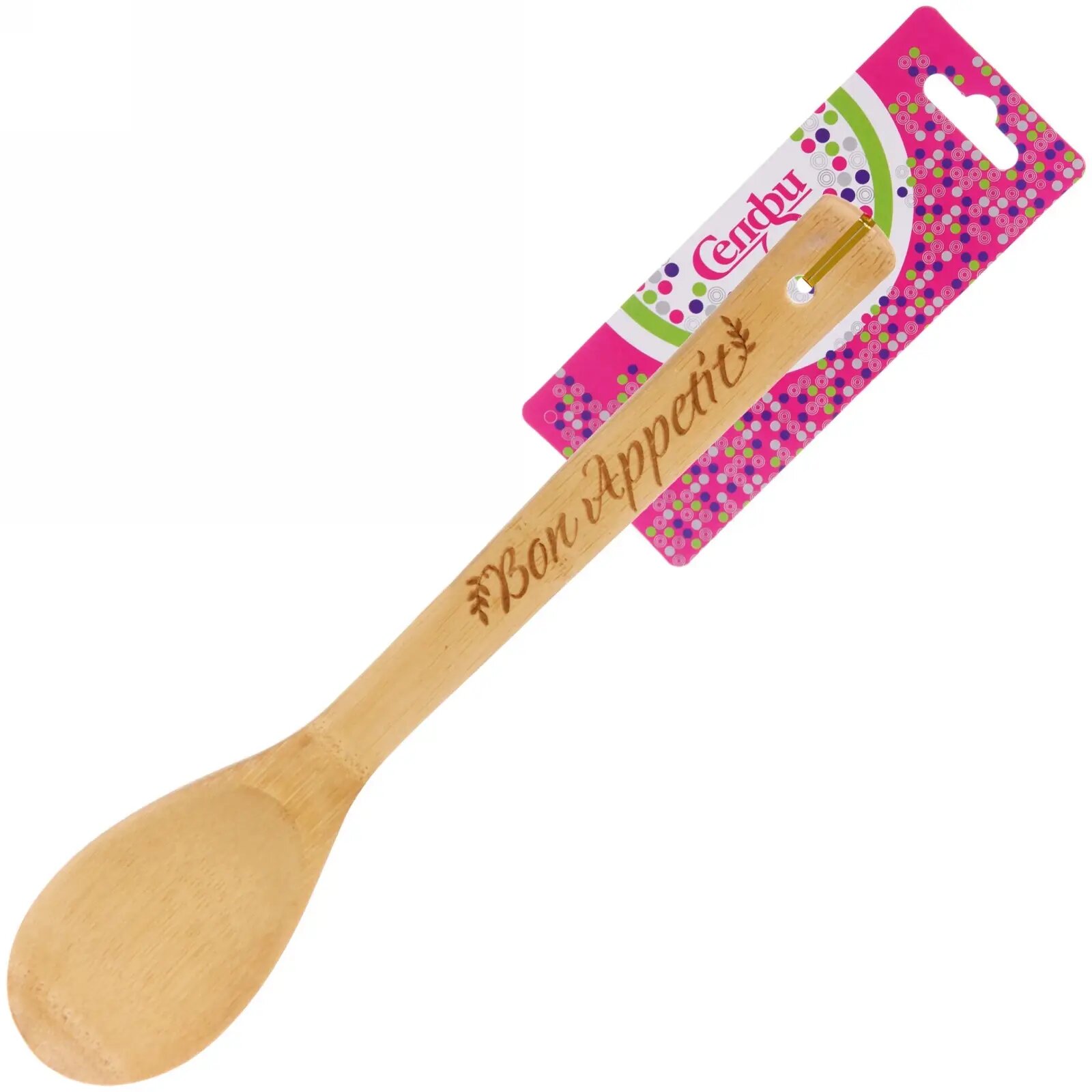 Ложка бамбуковая 30х6см «Bon Appetit», удобная и практичная для кухни