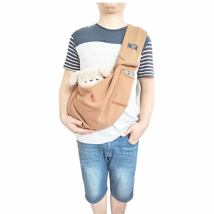 Сумка-переноска для собак на открытом воздухе через плечо Слинг