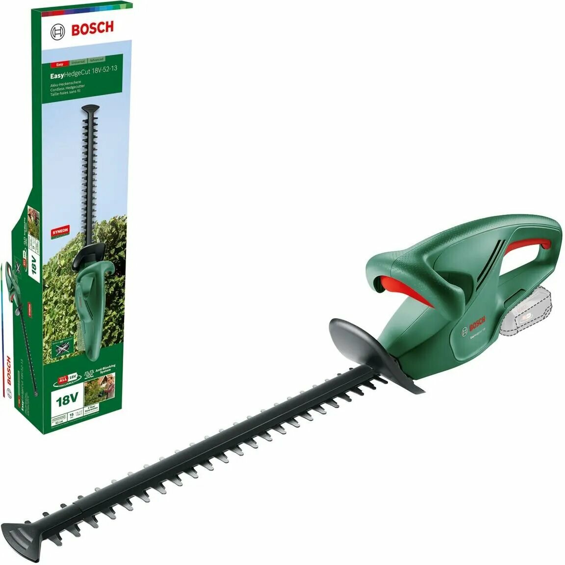 Аккумуляторный кусторез Bosch EasyHedgeCut 18-52-13 (0600849M00), без АКБ и ЗУ