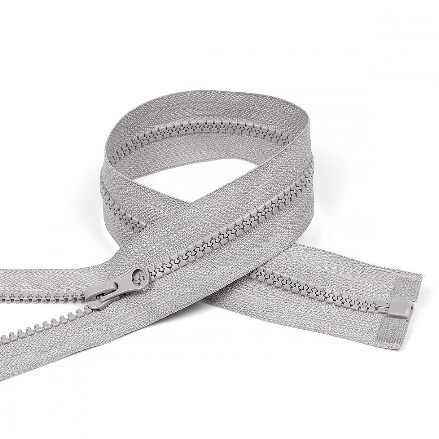 Молния MaxZipper трактор N5 1 замок усил. зв, 50см, цв. S336 св. серый уп.10шт