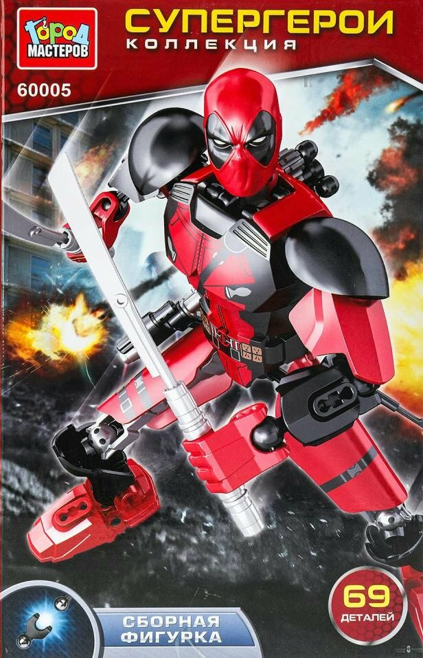 Конструктор Город Мастеров "Супергерои", 69 деталей, пластик