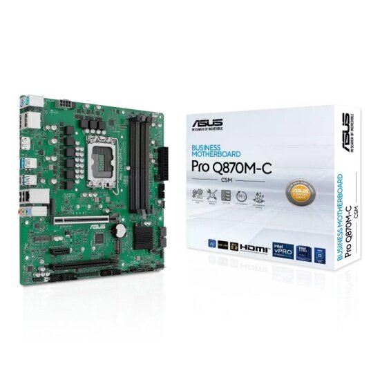 Материнская плата Asus PRO Q870M-C-CSM (LGA1851, mATX)