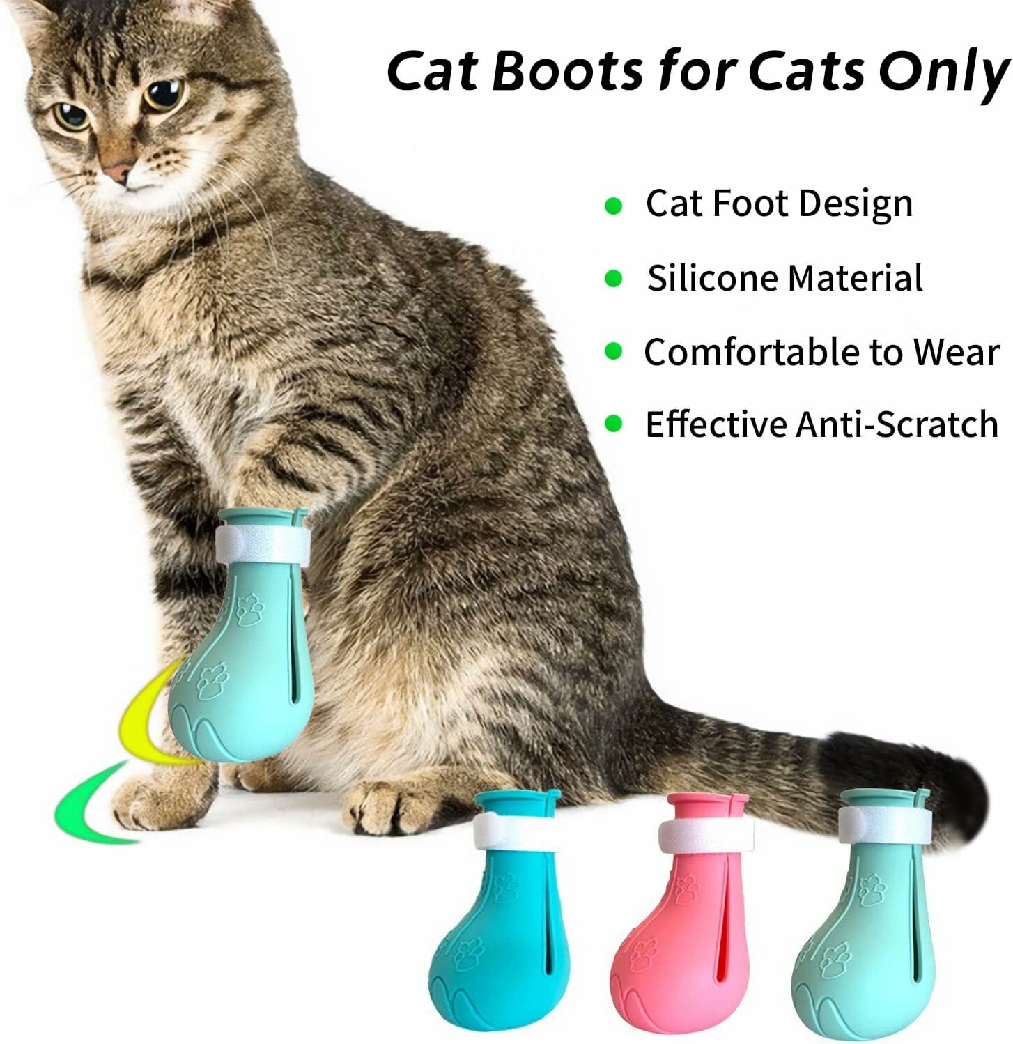 Регулируемая обувь с кошачьими когтями, мягкая силиконовая накладка