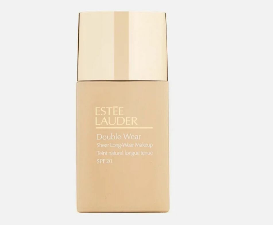ESTEE LAUDER double wear sheer long-wear makeup устойчивый тональный флюид SPF 20, 1W1 BONE, 30мл
