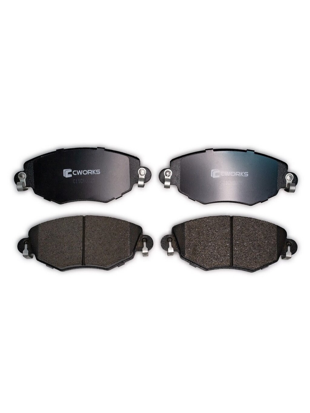 Колодки тормозные дисковые передние (Low Metallic) CWORKS C11CR0025