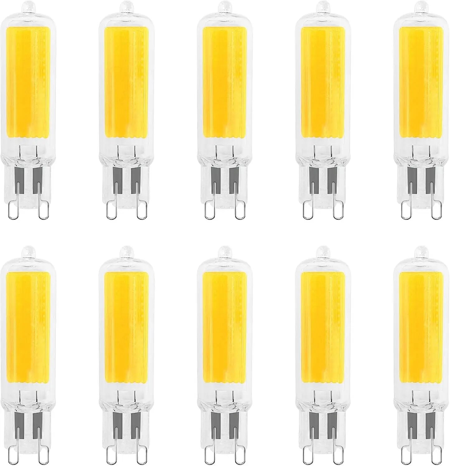 JOYPINJ Диммируемые светодиодные лампы G9 5Вт 10 шт.
