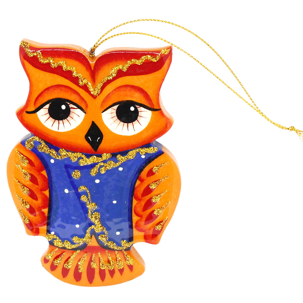 Деревянная фигурка "Филин", (Ручная работа).