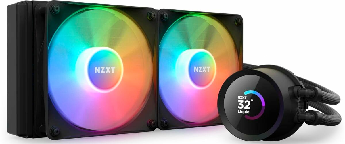 Система жидкостного охлаждения NZXT Kraken 240 RGB Black (RL-KR240-B1)