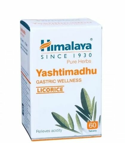 Комплект 2шт. Яштимадху , Yashtimadhu Himalaya, 60 таб. Индия