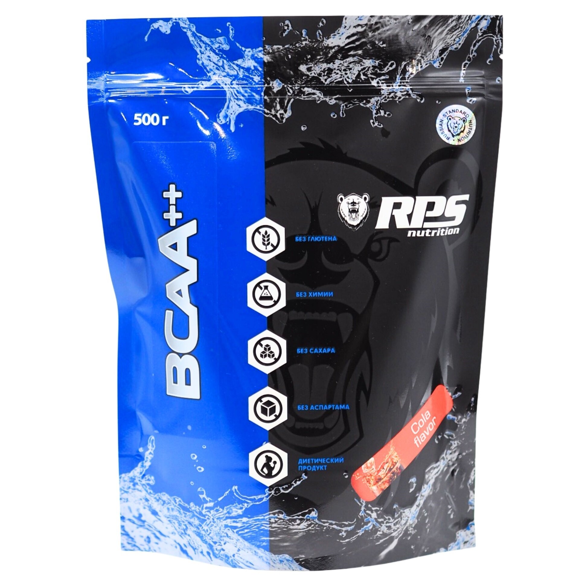 Чистая сила и энергия с аминокислотами BCAA++ 500 гр (RPS Nutrition) Кола
