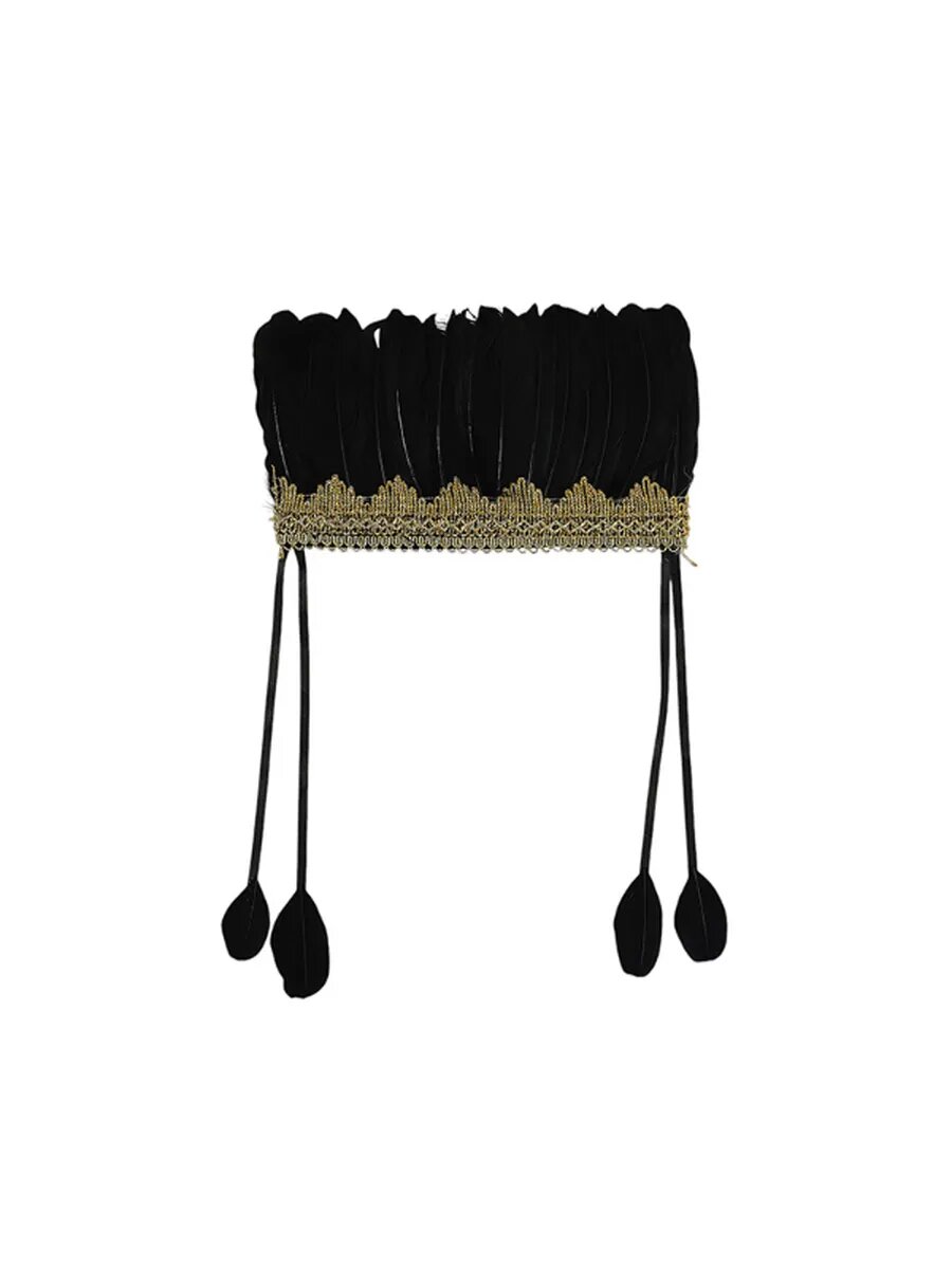 Повязка "Индейский стиль", 60*28 см, 1 шт. / Веселый праздник