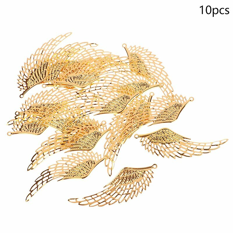 Металлические крылья ангела для бижутерии SayMakerLace GoldS