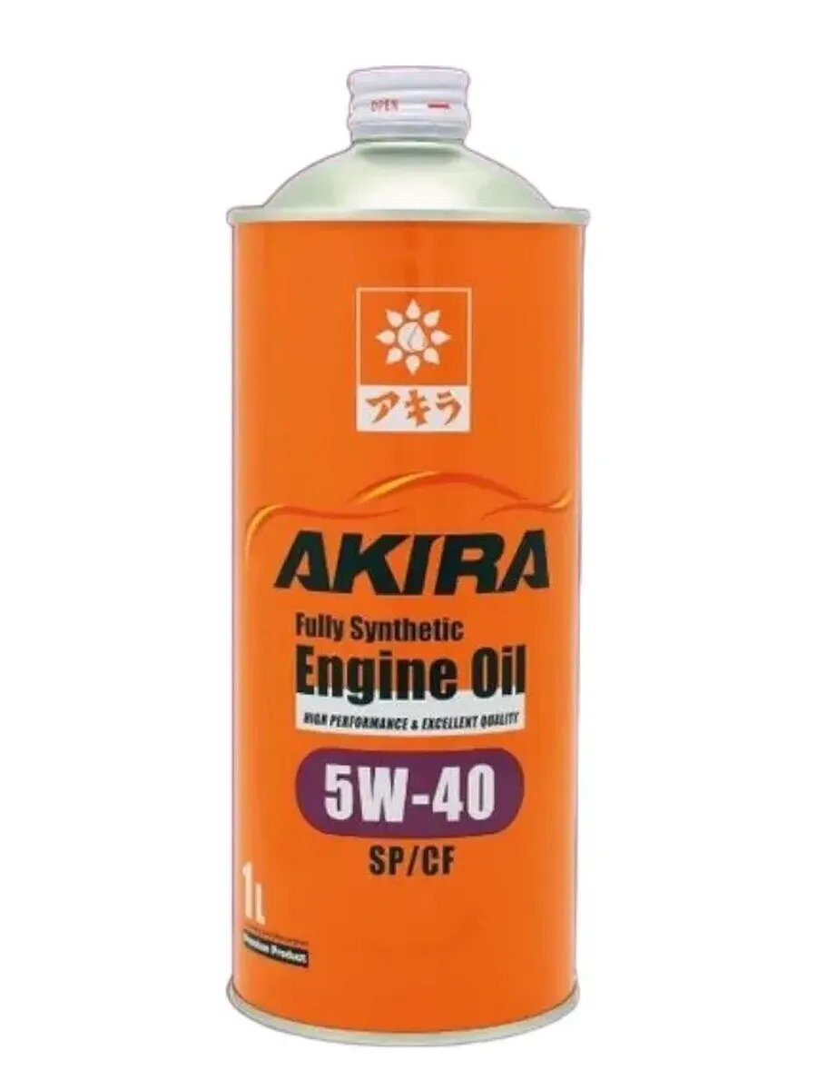 Моторное масло AKIRA Fully Synthetic API SP/CF 5W40 1л