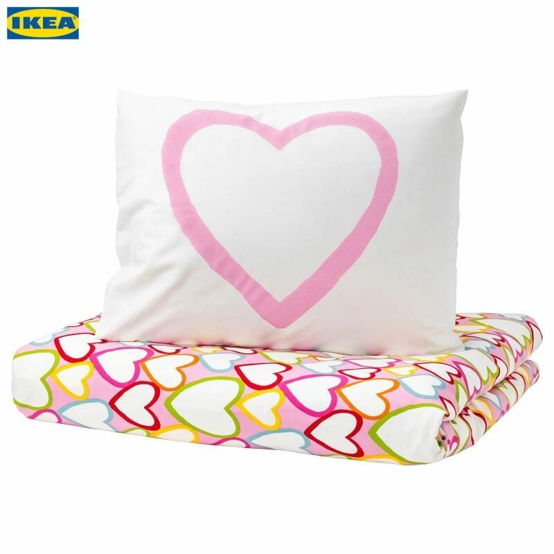 IKEA VITAMINERДетское постельное белье, разноцветное, 150x200/50x60 см