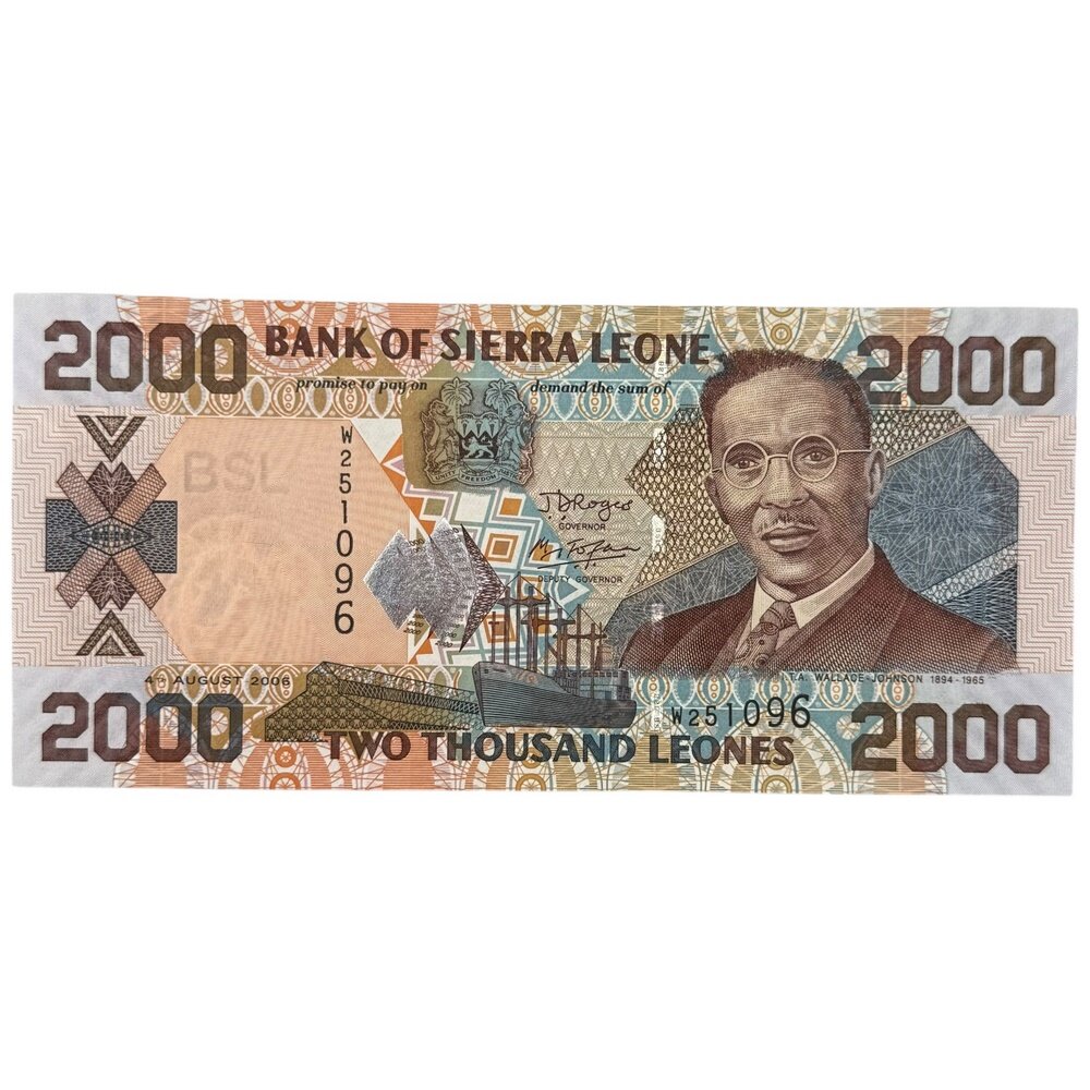 Сьерра-Леоне 2000 леоне 2006 г. (Серия W)