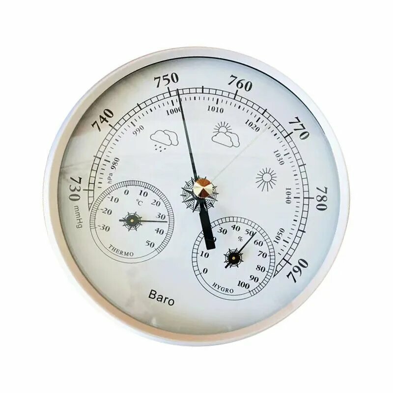 Барометр Настенный метеостанция для измерения атмосферного давления, температуры, влажности и других параметров окружающей среды