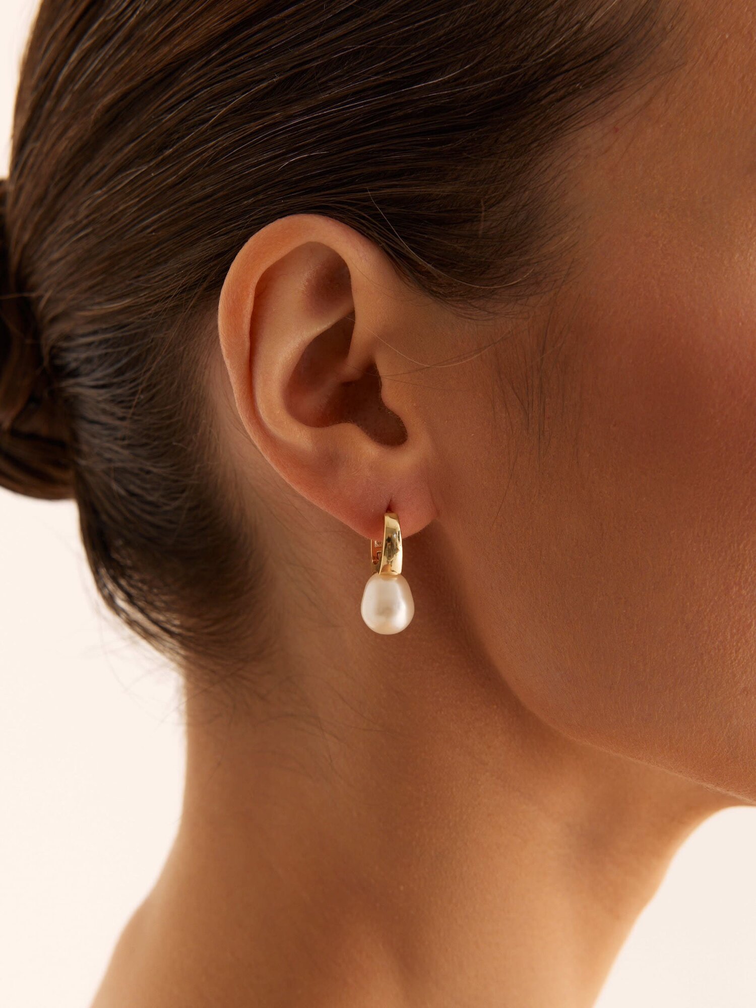 Серьги конго, жемчуг культивированный