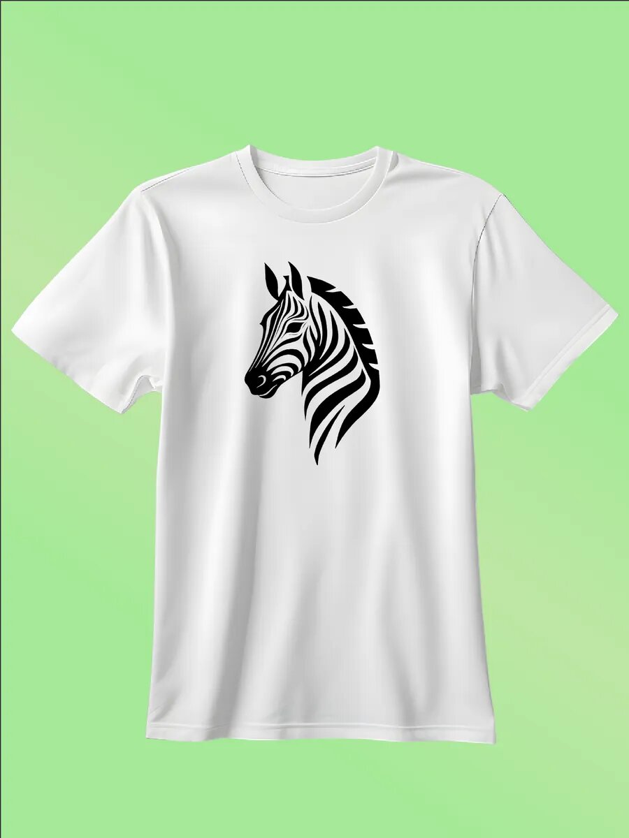 Футболка с зеброй