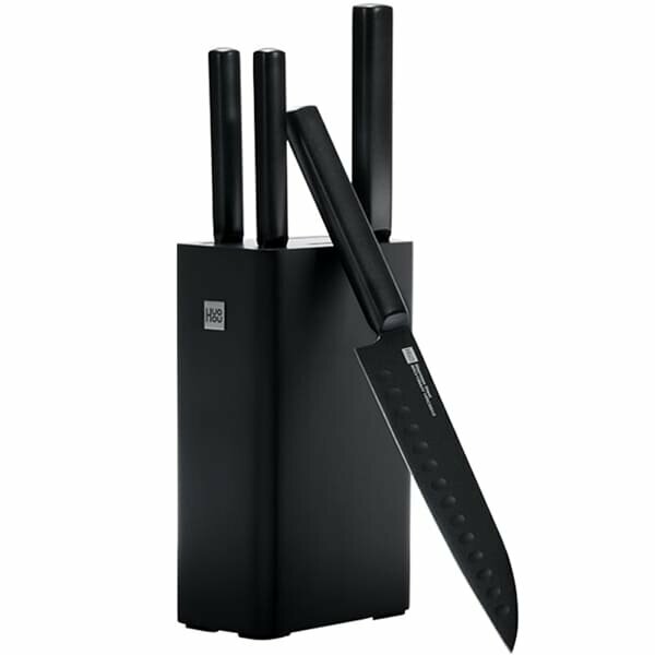 Набор кухонных ножей Huo Hou Heat Cool Black Non-Stick Knife Set (HU0076)