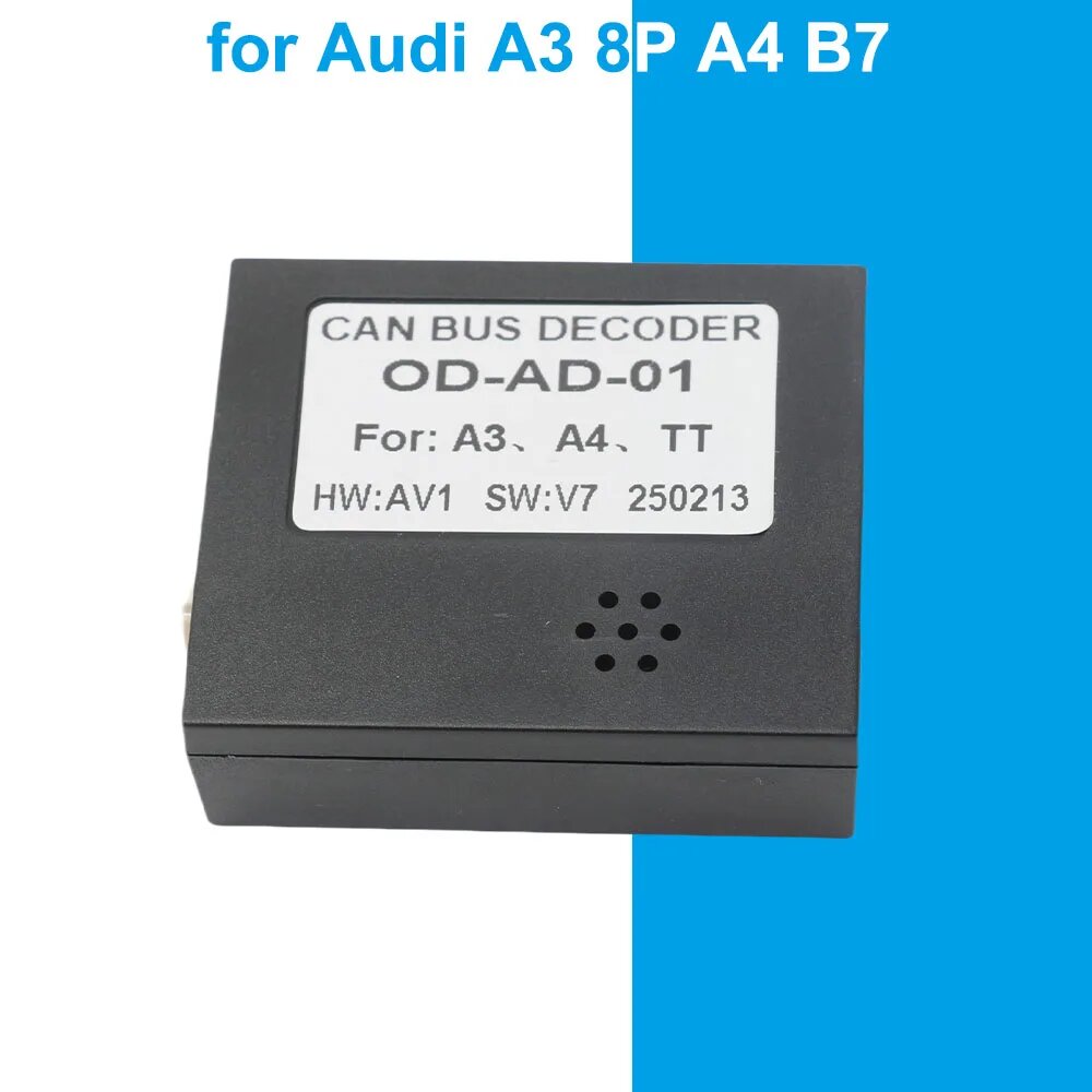 Для Audi A3 8P A4 B7 16-контактный адаптер жгута проводов декодера шины CAN RCA аудио Android автомобильный радиоприемник проводка кабеля canbus box