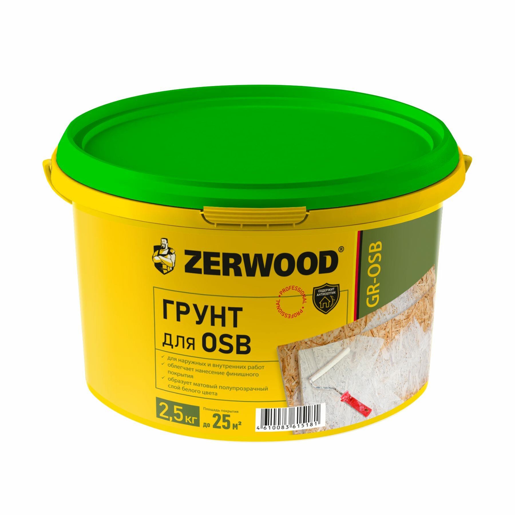Грунт для OSB 2.5 кг Zerwood GR-OSB