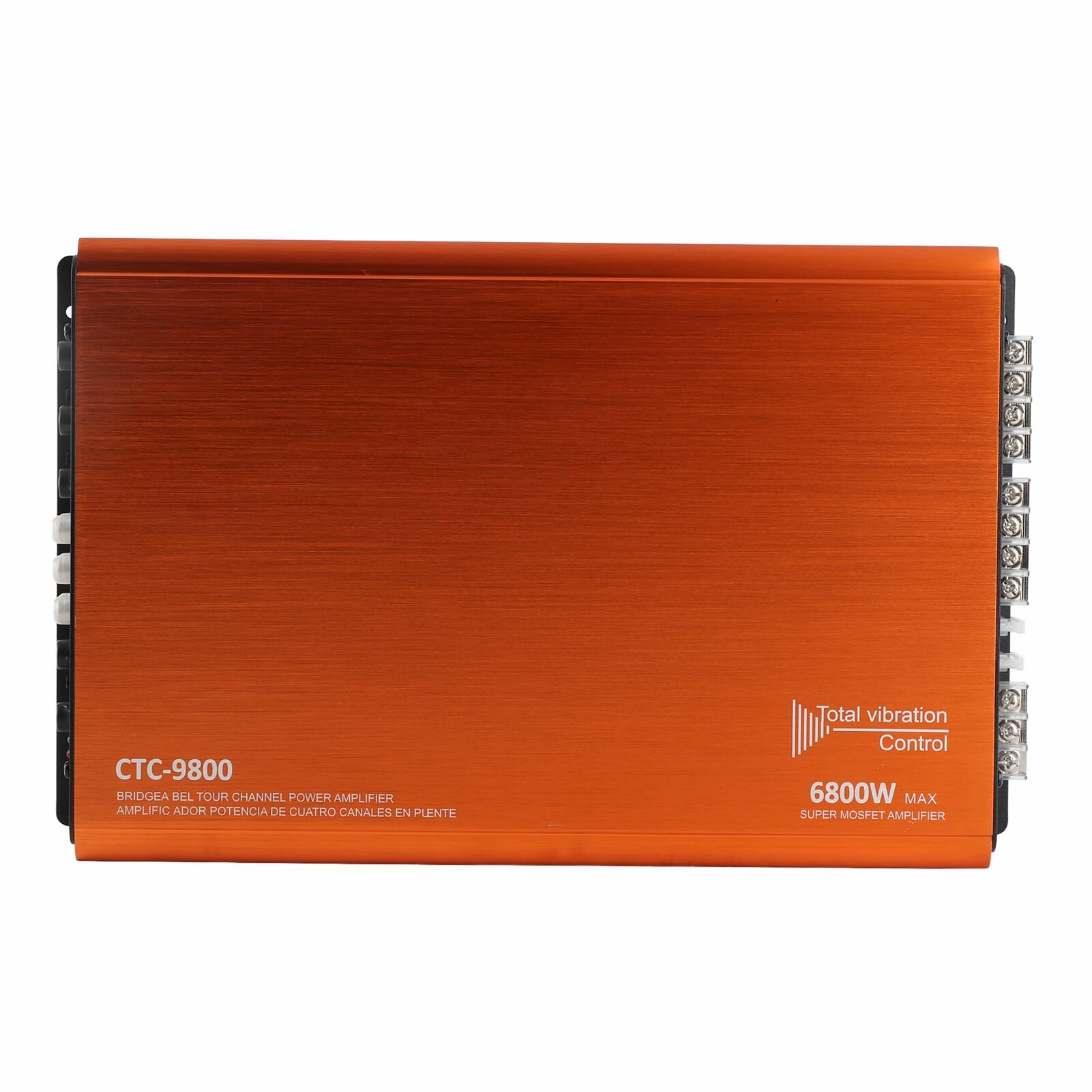 Автомобильный 4-канальный DSP усилитель 6800Вт, металлический корпус