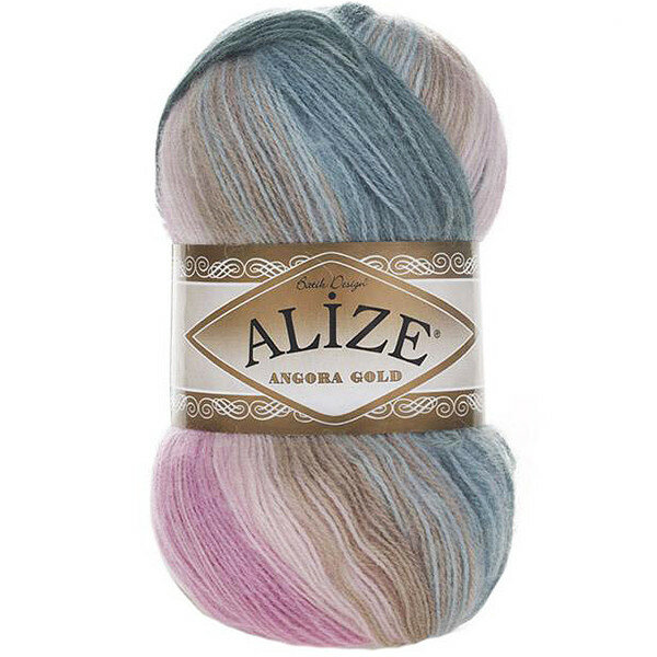 Пряжа Alize ANGORA GOLD BATIK 2970 батик (5 мотков)