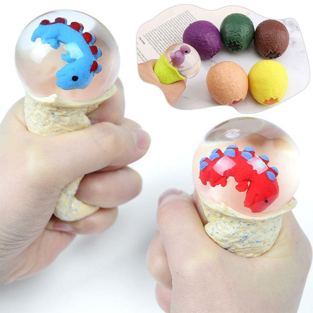 Игрушка динозавр яйцо сжимающий мяч вентиляционное отверстие забавная игрушка яйцо инкубационное яйцо маленький подарок