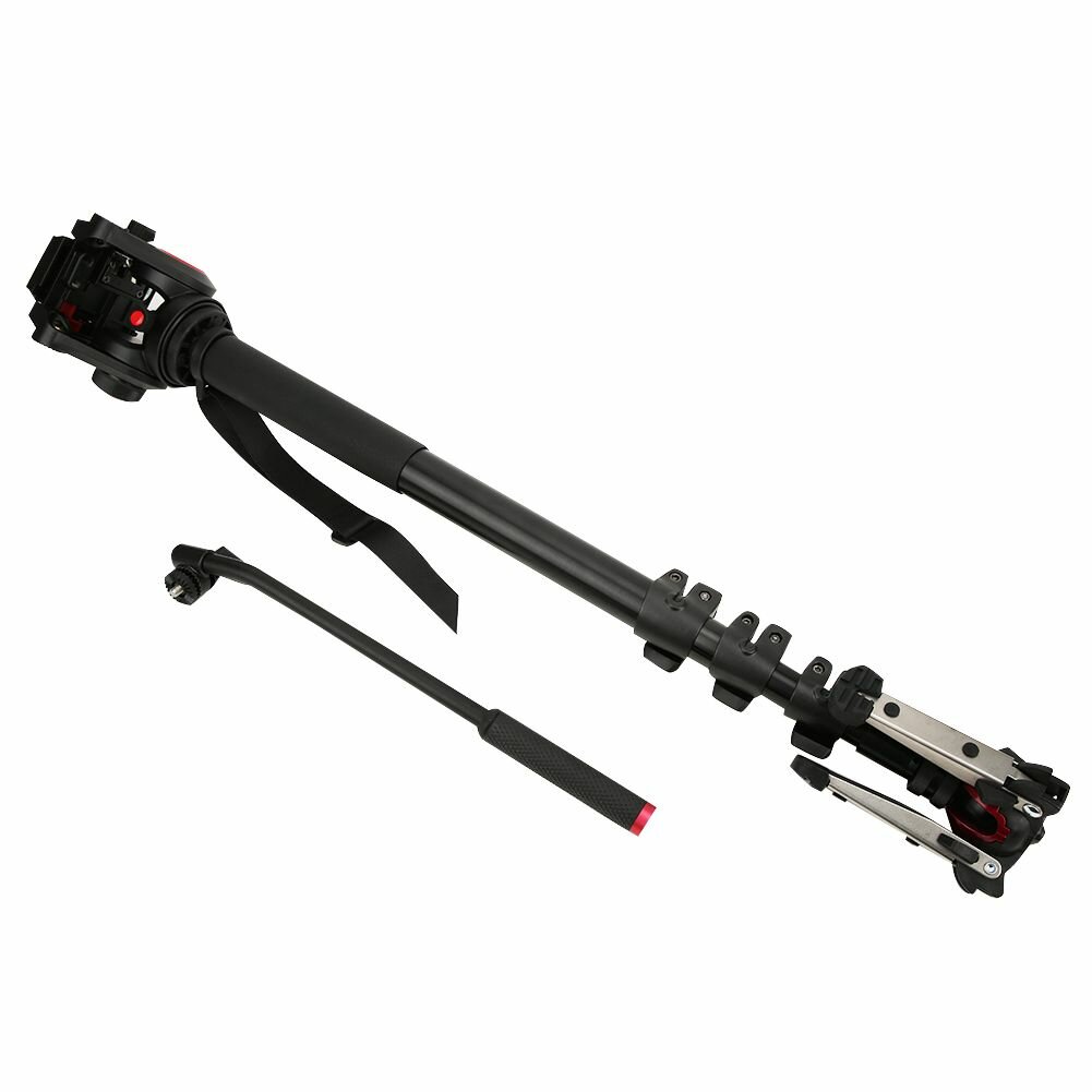 Портативный алюминиевый гидравлический шаровый штатив Miliboo MTT705II AL для DSLR, 75.5-181.5 см, до 10 кг