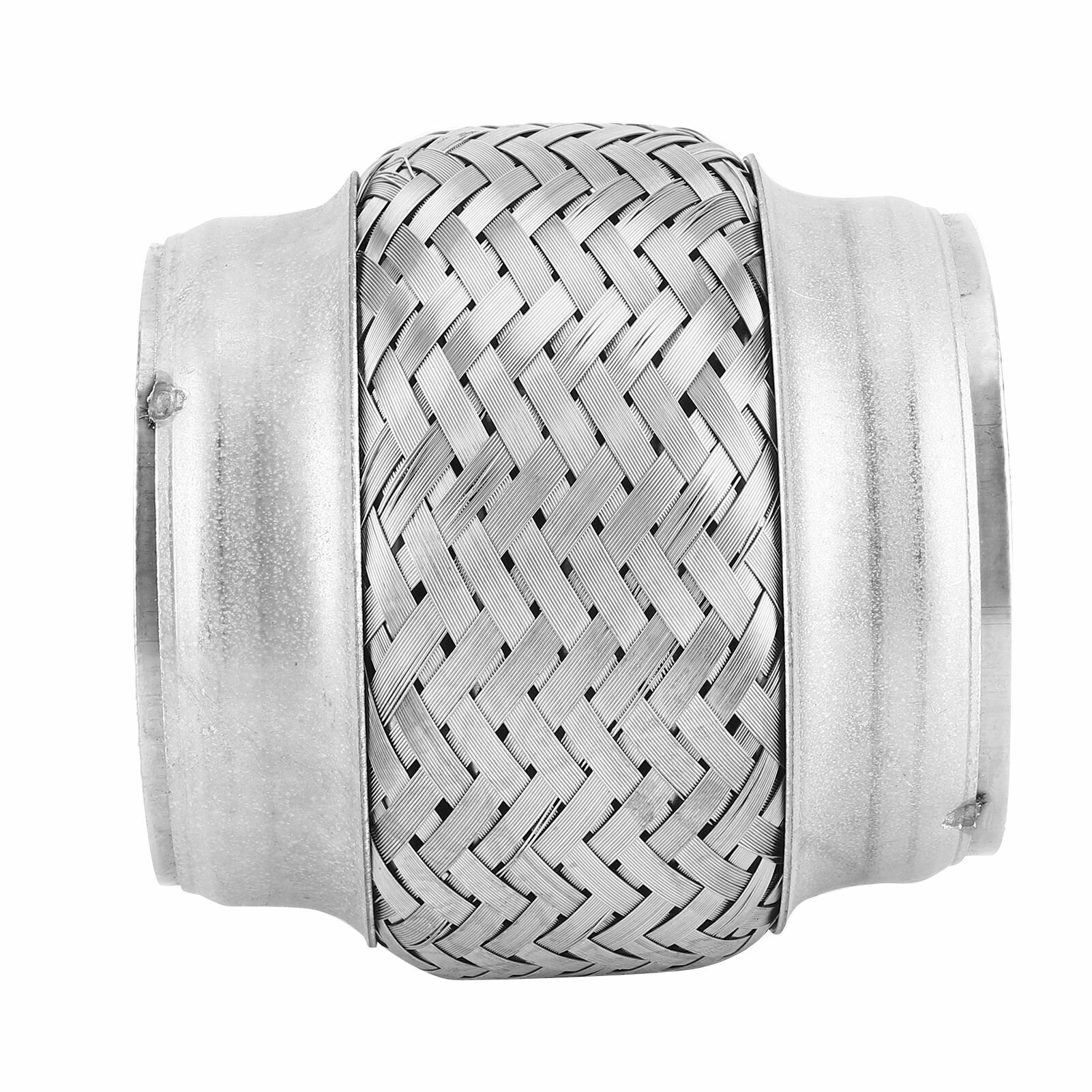 3x4 дюйма гофрированная выхлопная труба из нержавеющей стали с оплеткой, сварная установка, универсальная