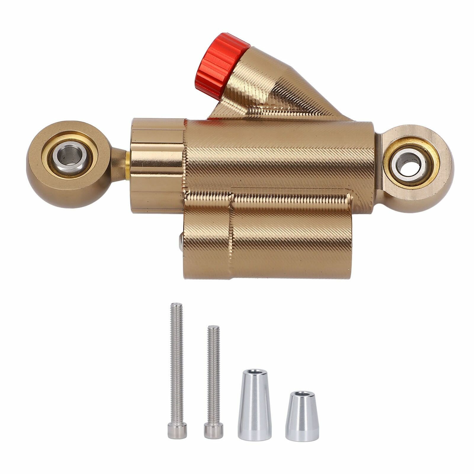 Мотоциклетный ЧПУ регулируемый рулевой демпфер стабилизатор безопасности алюминиевый сплав универсальный для мотоцикла золото