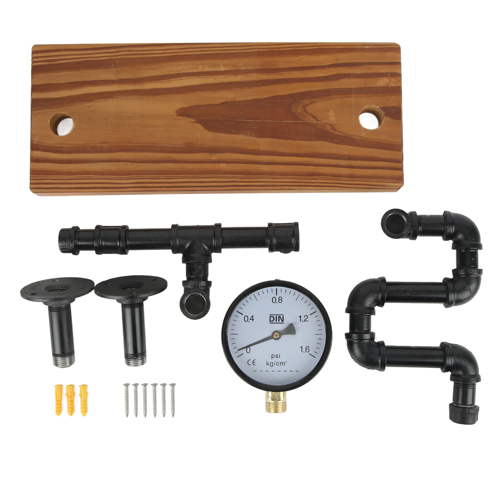 Странная настенная полка кованого железа