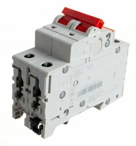 Рубильник 2-полюсный ABB SD202/32 рычаг красный 2CDD282101R0032