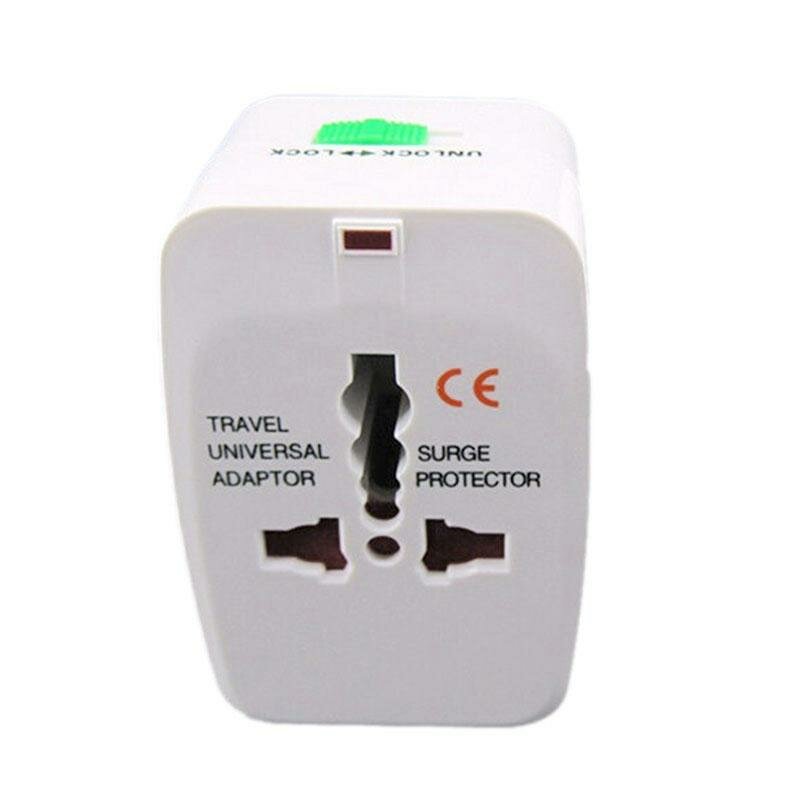 Все в одном универсальном международном адаптере для вилок, зарядное устройство переменного тока для путешествий по всему миру с переходником для вилок Au, Us, UK, EU