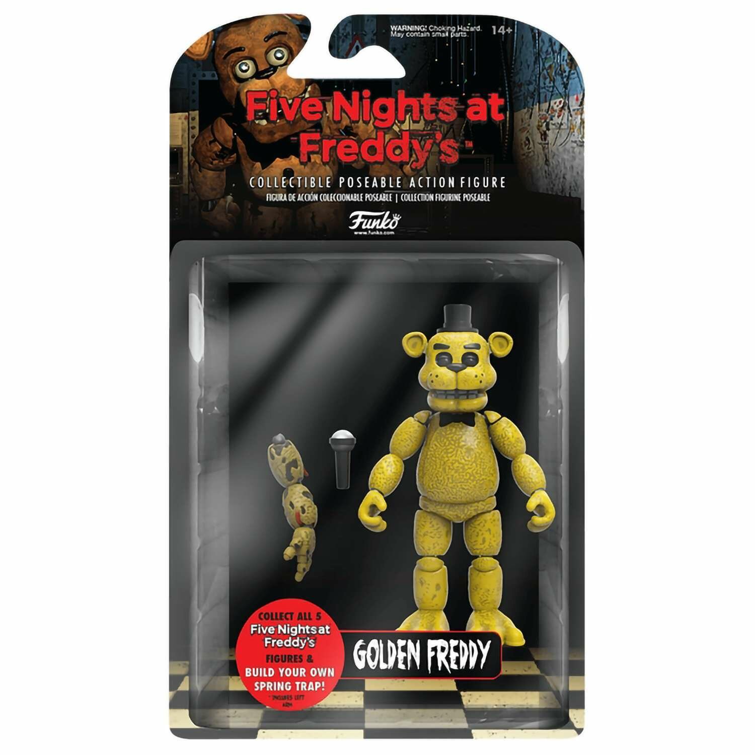 Фигурка Funko Action Figure FNAF Gold Freddy