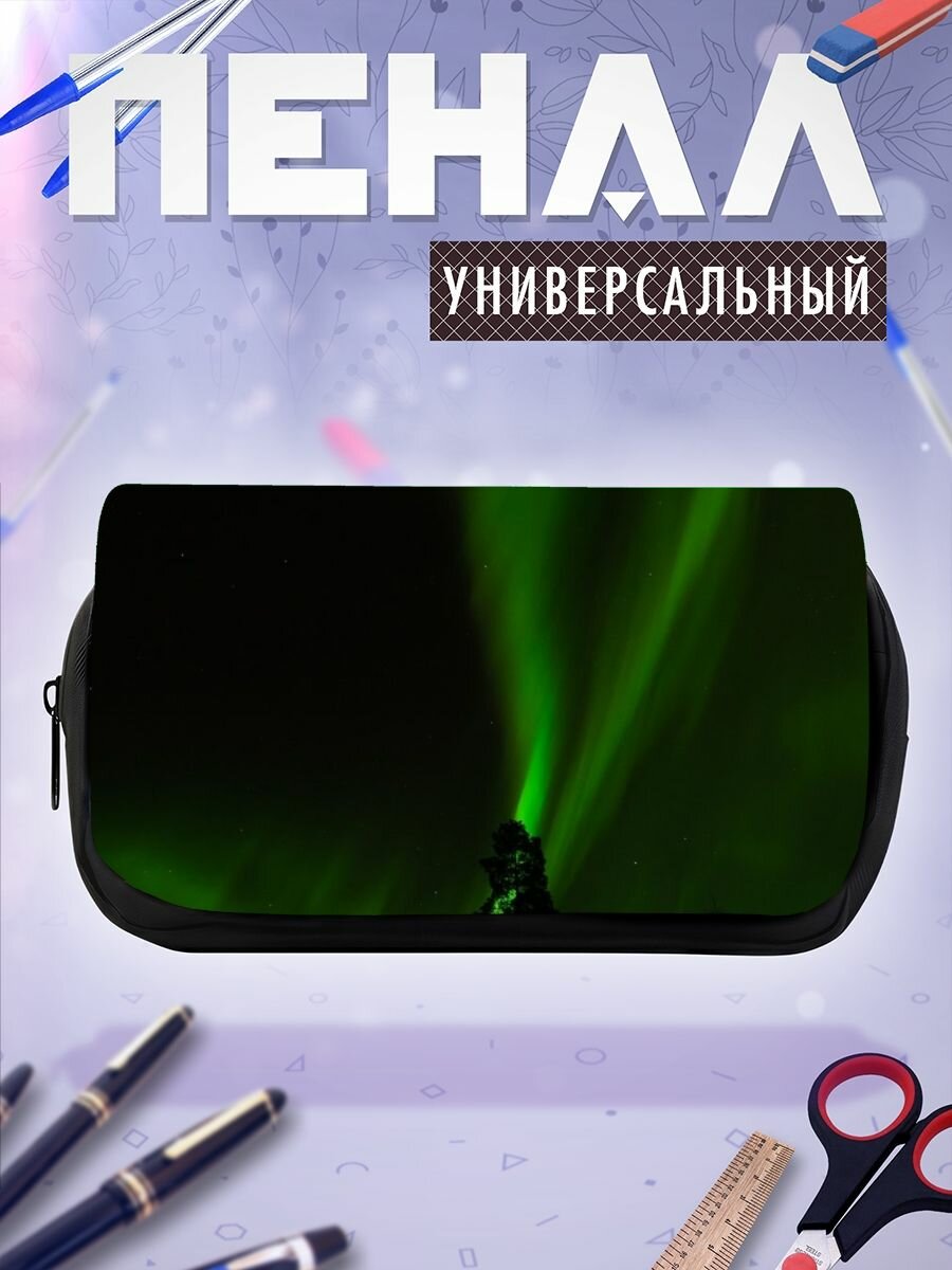 Пенал косметичка Аврора пейзаж