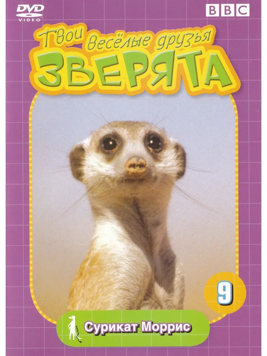 BBC: Твои веселые друзья зверята: Сурикат Моррис (DVD-R)