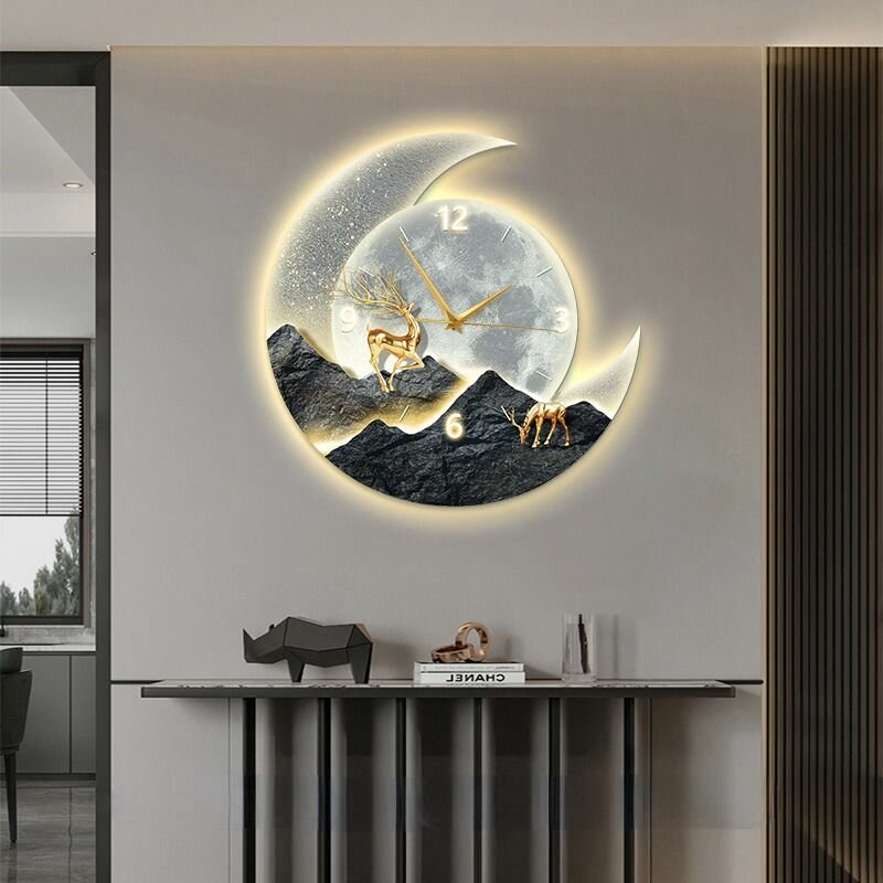 Настенные часы со светодиодной подсветкой