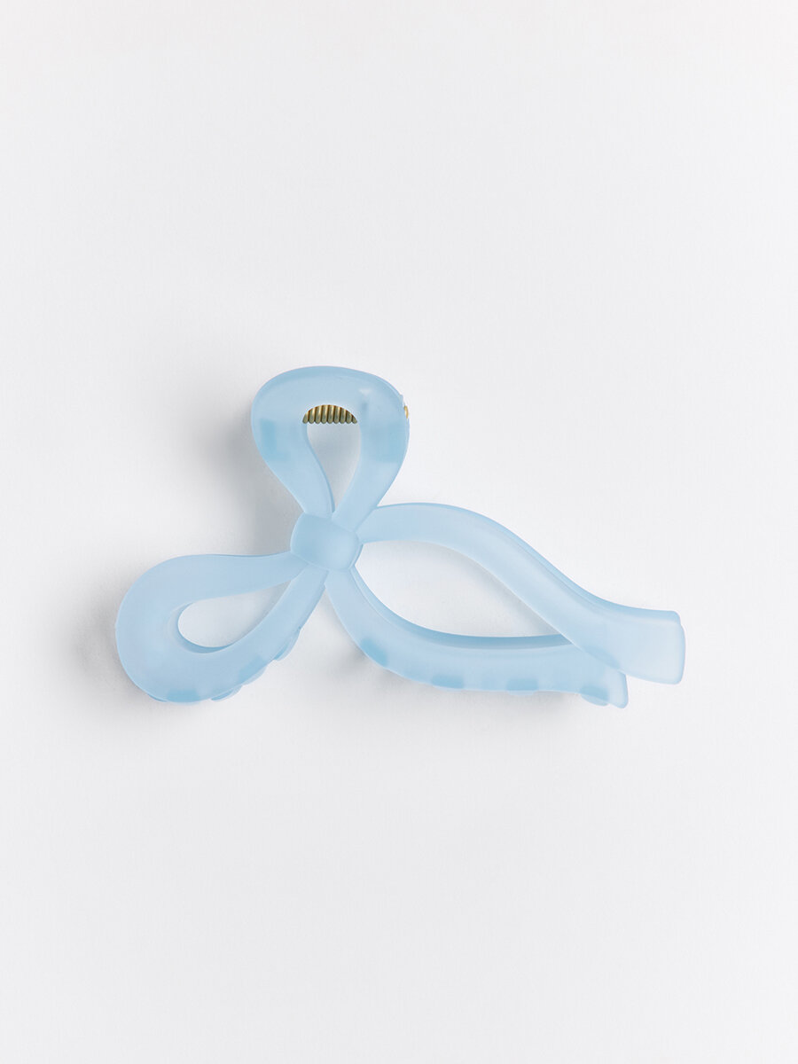 Заколка-крабик Befree BF2535361013-41, текстиль, металл, цвет голубой