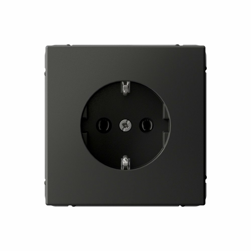 Systeme Electric ArtGallery Базальт Розетка с заземлением, 16А, механизм, GAL001443
