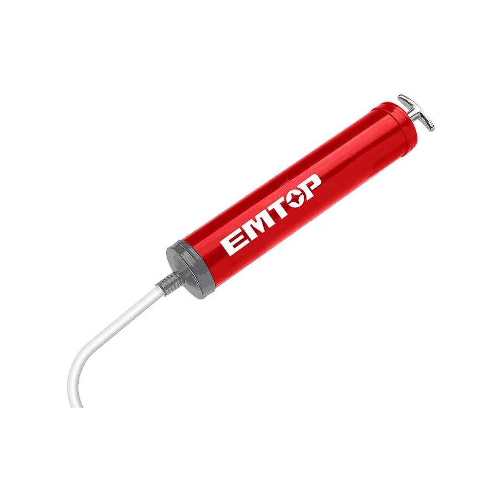 EMTOP Шприц для отсоса масла Объем: 500 куб. см Диапазон давления: 2900-4000 фунтов на квадратный дюйм Алюминиевая головка Алюминиевая ручка EMGG3550