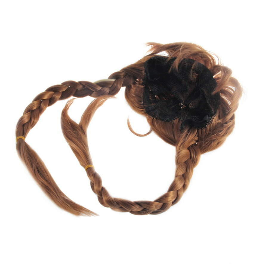 Аниме косички дизайн ледяной снежной королевы коричневый косплей длинный парик для вечеринки для взрослых