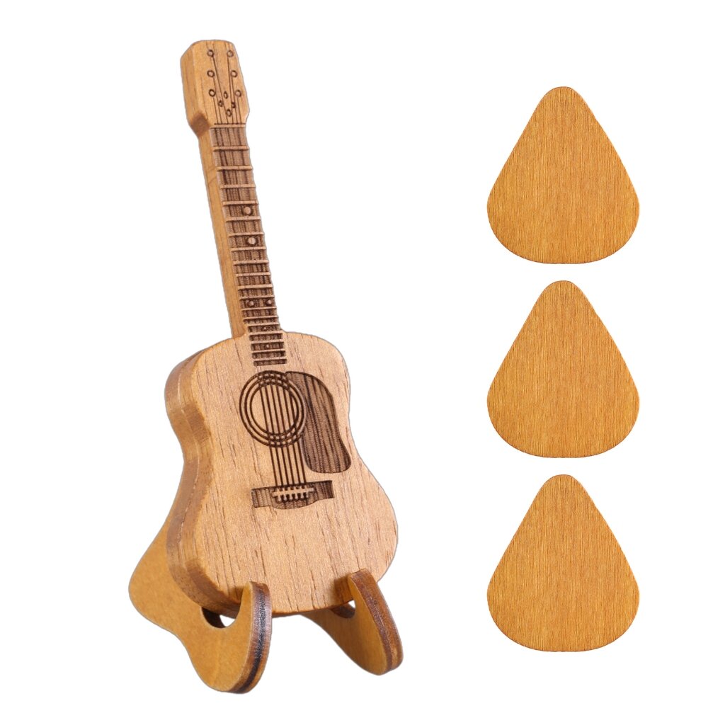 Деревянный Ящик Для Хранения Медиаторов Контейнер Портативный Держатель Коробки Для Медиаторов Коллекционер с Медиатором, Подставка Подарок На День Рождения