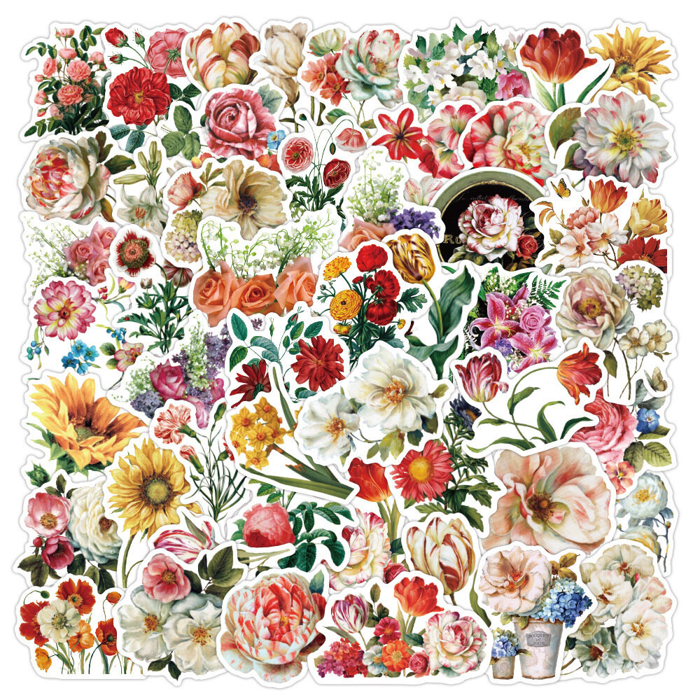 Наклейки Baihua A-50, 500 шт, водонепроницаемые, для багажа и скейтбордов